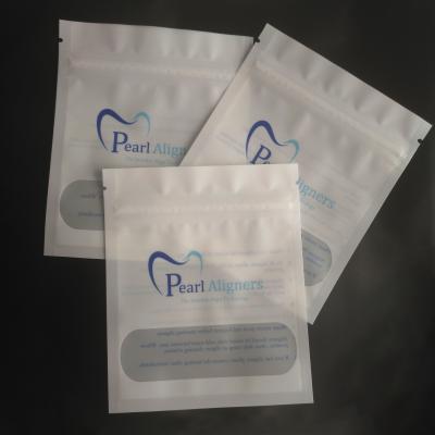 China Three Side Seal Bopp Plastic Bag Clear Cmyk MOPP For Teeth Aligners for sale