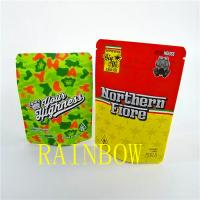 China Custom Soft Touch Ziplock Printed Smell Proof Stand Up Child Resistant Heat Seal Plastic Matte Weed Design Mylar Bags for sale