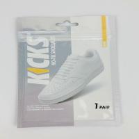 China Reusable Plastic Mini Zipper Pouch Shoe Pad Packaging Bags Three Side Seal Bag For Shoelaces for sale