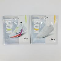 China Reusable Plastic Mini Zipper Pouch Shoe Pad Packaging Bags Three Side Seal Bag For Shoelaces for sale