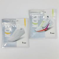 China Reusable Plastic Mini Zipper Pouch Shoe Pad Packaging Bags Three Side Seal Bag For Shoelaces for sale
