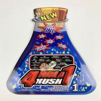 China Digital Printing Custom Shape Small Plastic Flat Bags CBD Gummy Candy Snack Pouch Peanut Butter Sachet for sale