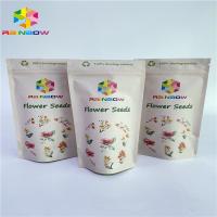 China Pa 1.5c 80mic Kraft Paper Ziplock Bag Vmpet Laminated Nut Packaging Bags for sale