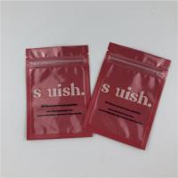 China 120mic MOPP Gravure Mylar Zipper Bag 0.7c Al With Clear Front Window for sale