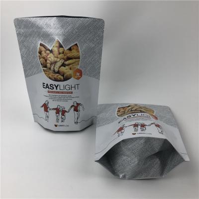 China 200mic CMYK MOPP Moringa Stand Up Ziplock Bag 1000g SGS For Protein Powder for sale