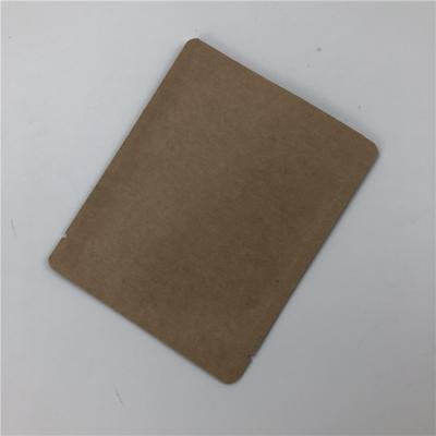 China Aluminized Waterproof food packaging three side seal kraft paper bag Drip Fliter Food Grade Food Packets for sale