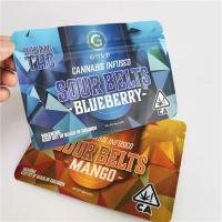 China 1g 4g 7g 10g Aluminum Foil Buddies Packaging Bag CBD gummies pouch delta 8 smell proof bag With Zipper for sale