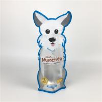 China Custom Resealable Plastic Zip Lock Dog Treats Packaging With Clear Window Soft Touch Plastic 3.5g Packs Mylar Bags  for sale