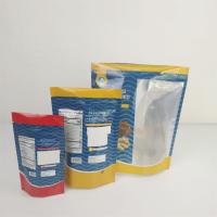 China MOPP Plastic Stand Pouch Sachet Packaging Transparent Window CMYK Pantone for sale