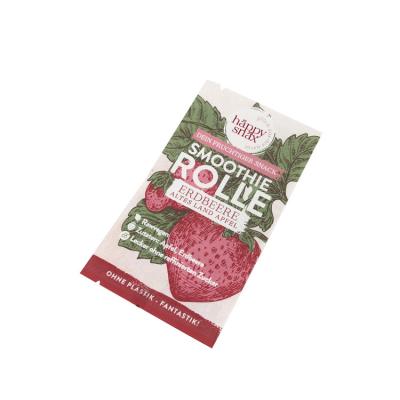 China CMYK Biodegradable Kraft Paper Pouches 100 Mircon Candy Gummies Bags BIO PLA for sale