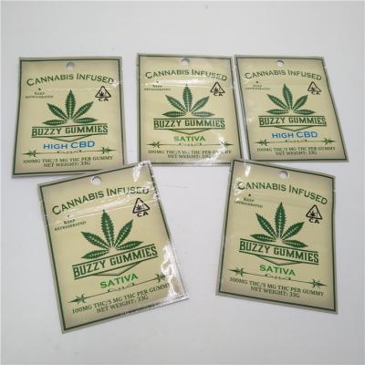 China Child Smell Proof Herbal Incense Packaging PET CBD Weed VMPET Herbal Weed Bag for sale