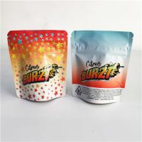China Edibles Matte Mylar Aluminium Bag Smell Proof Runtz 7g 35g CMYK Gravure for sale