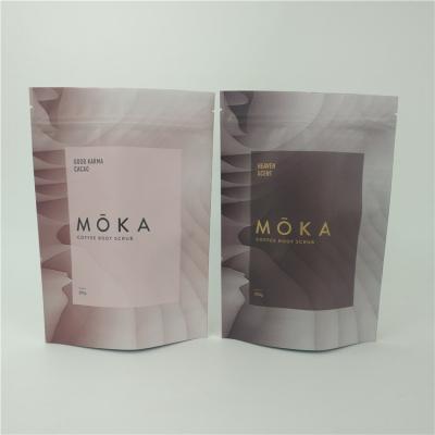 China MOPP Makeup Plastic Pouches Packaging VMPET AL Self Standing 1.2C MPET for sale