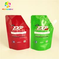 China 110mic Flat Bottom Plastic Pouches 1.5C Gravnre Printing Laminating Plastic Pouch for sale