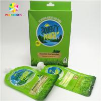 China 0.7C Smell Proof Ziplock Pouch CMYK Self Heat Seal  AL CPP 100mic for sale