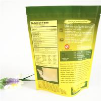 China 110mic Resealable Zipper Bags CMYK Plastic Popcorn Stand Up 1.2C MPET for sale