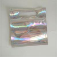 China Gummy Candies Food Grade Holographic Stand Up Pouches CYMK Digital Printing With Hole for sale