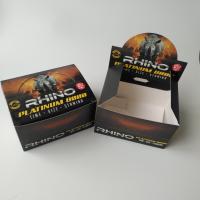 China 3D Effect Display Paper Packaging Box 4C Cardboard For 69 Rhino Blister Card for sale