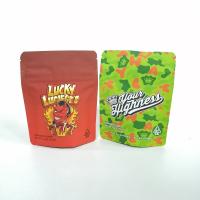 China Soft Touch Edible Packaging Food Bags 3.5g Stand Up Pochon With Zipper for sale