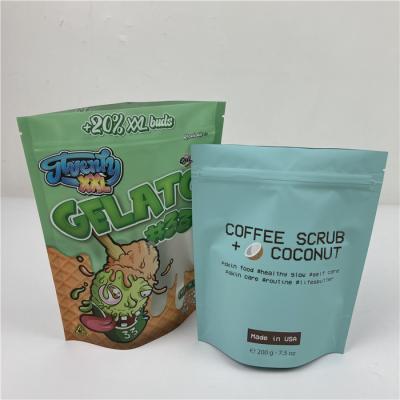 China CMYK Color Matt Smell Proof Plastic Bags 3.5g Candy Edibles Packaging Bag for sale