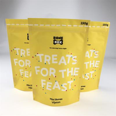 China CMYK Pet Food Packaging Aluminum Foil Bag Stand Up With Zipper for sale