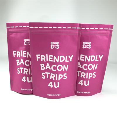 China Stand Up Zipper Plastic Pouches Packaging For Pet Food for sale