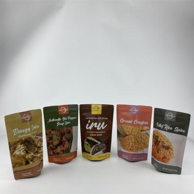 China Stand Up Doypack Tobacco Packaging Pouch Hot Seal Zipper Packet With Logo for sale