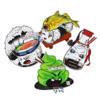 China Round Circle Irregular Resealable Die Cut Mylar Bag Custom Shape 3.5 7 Grams for sale