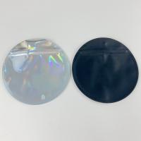 China Resealable Holographic Mylar Aluminum Foil Bags Die Cut Custom Shaped 3.5G for sale