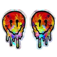 China Circle Irregular Resealable Die Cut Candy Pouch Custom Shape Mylar Bag 3.5G 7G for sale