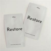 China Heat Sealed Cosmetics Sample Packaging Sachets Flat Pouch Mylar Foil 3 Sides Seal Bags for sale