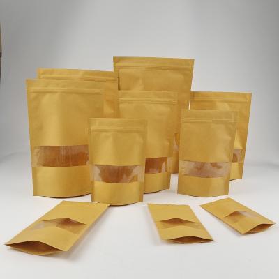 China Custom Print Food Grade Tea Bags Packaging Zipper Doypack See Through Paper Bags With Logo for sale
