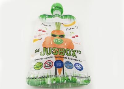 China Digital Printing Plastic Spout Pouch For Juice Yogurt Squeeze Baby Food Packaging Bag for sale