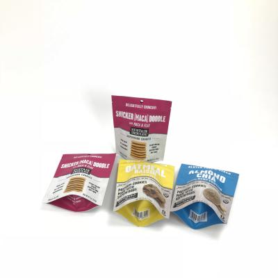 China 3.5g Smell Proof Ziplock Stand Up Pouches Sugar Candy Cookie Plastic Packaging Pouch for sale
