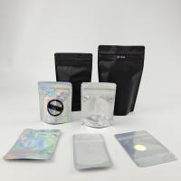 China Resealable Childproof Ziplock Packaging Bags Clear Front Foil Back Edible For Food for sale