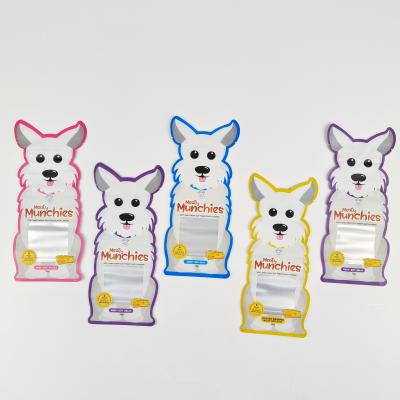 China Childproof Ziplock Mylar Stand Up Bags 3.5g Special Die Cut 50 - 200microns Thickness for sale