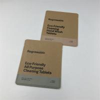 China Digital Printed OEM Reusable PLA Compostable Sachet Flat Bag For Make Up Cleansing Pads for sale