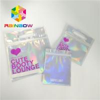 China Waterproof Plastic Bikini Packaging Bag Soft Touch Swimwear Recycle Zip Lock Bags for sale