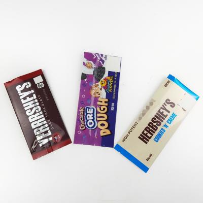 China 400mg Chocolate Packaging Bags Back Sealed Bag Edible Food Plastic Bag for sale