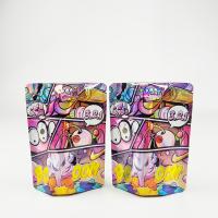 China 3.5g 7g 14g 28g Food Mylar Bags Customized Cangy Gummies Stand Up Ziplock Bags for sale
