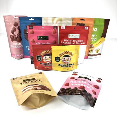 China Digital Packaging 3.5g Edible Food Stand Up Bag Ziplock Smell Proof Plastic Bag for sale