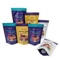China Customized Edible Packaging Stand Up Pouch Bag With Zipper Smell Proof for sale
