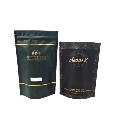 China Smell Proof Aluminum Foil Bags For White Coffee Beans Tea Custom Logo for sale
