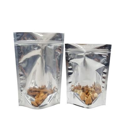 China Aluminum Foil Mylar Bag Stand Up Pouch Smell Proof Packaging Food Resealable for sale