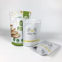 China Custom Label Packaging Mylar Pouches Oatmeal Heat Seal Laminated Pouches Zipper Doypacks for sale
