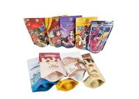 China Aluminum Foil Plastic Stand Up Pouch Smell Proof Resealable Mylar Ziplock Bags for sale
