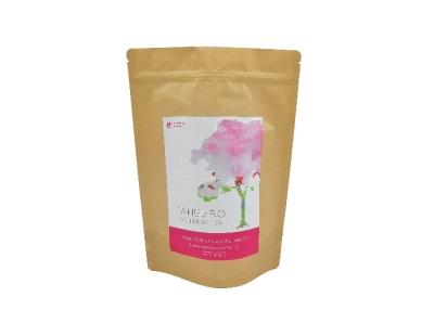 China Biodegradable Stand Up Pouches Custom Design Kraft Paper Coffee Packaging Bags for sale