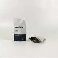 China Custom Plastic Refill Bags Cosmetic Stand Up Spout Pouch Facial Cream Packaging for sale