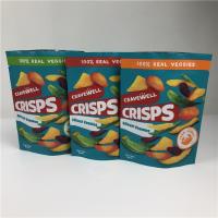 China Custom Order Accepted Snack Chips Bag Packaging with Resealable and Screen Printing Features for sale