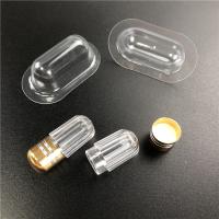 China Pill Bottle Clear Small Capsule Bullet Shape Containers With Metal Cap For Rhino Pill for sale